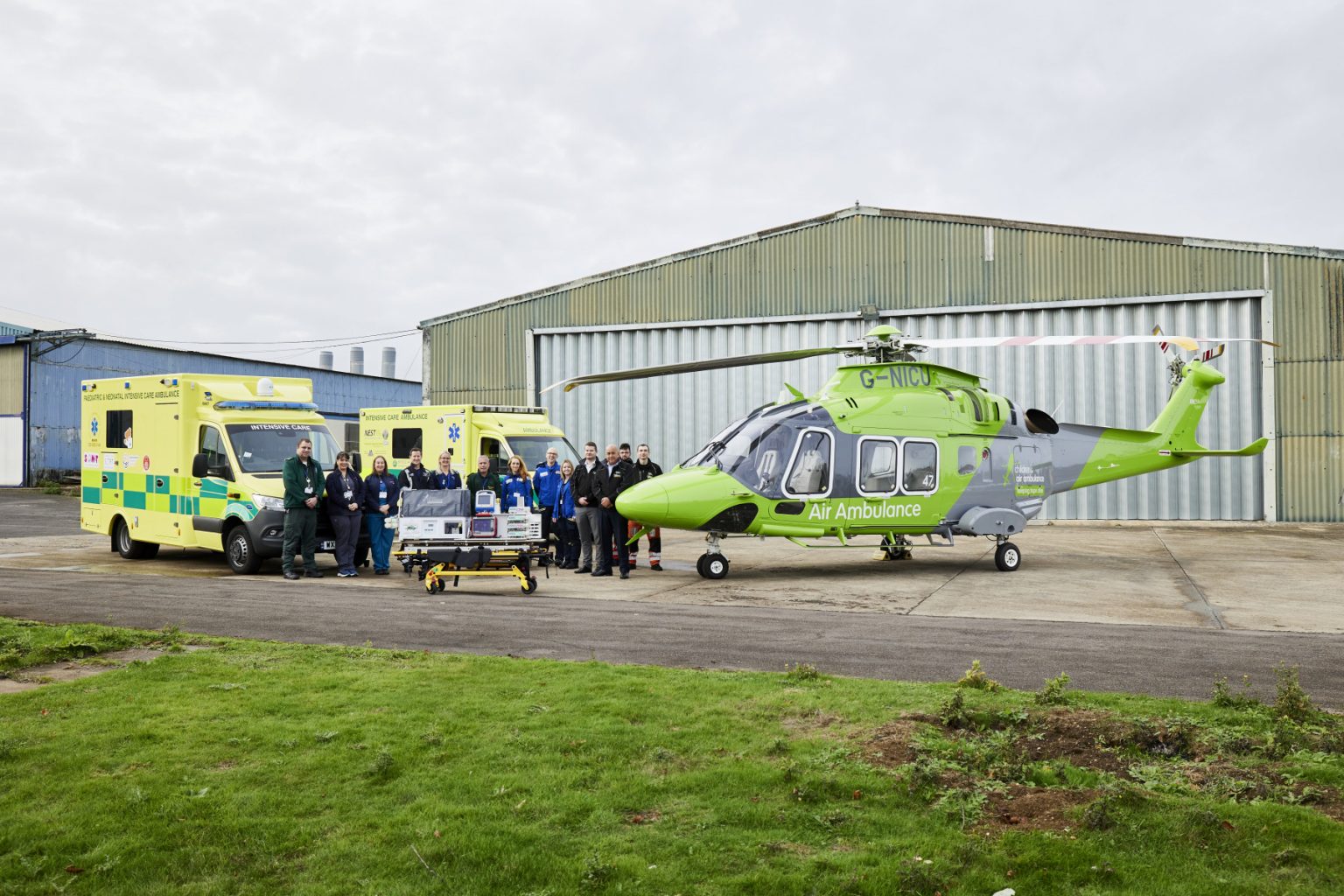 Gama Aviation Part 21J supports England's first neonatal incubator instal